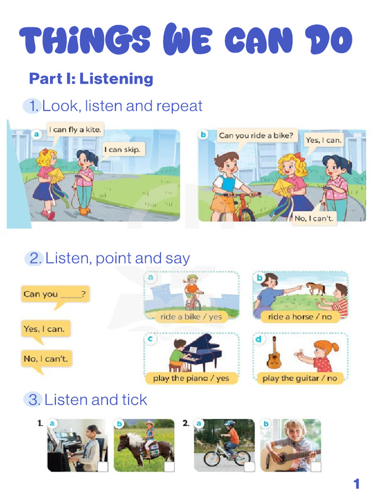 Things We Can Do PDF | PDF