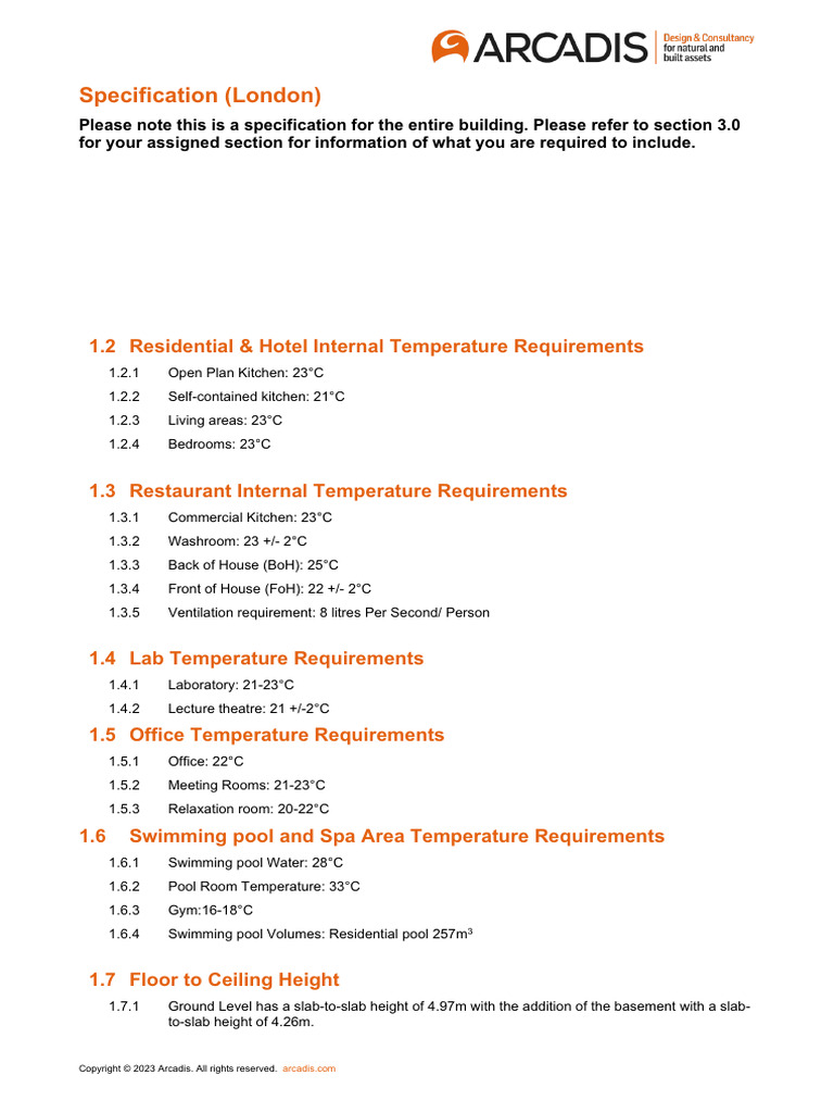 Project Specification (London) | PDF