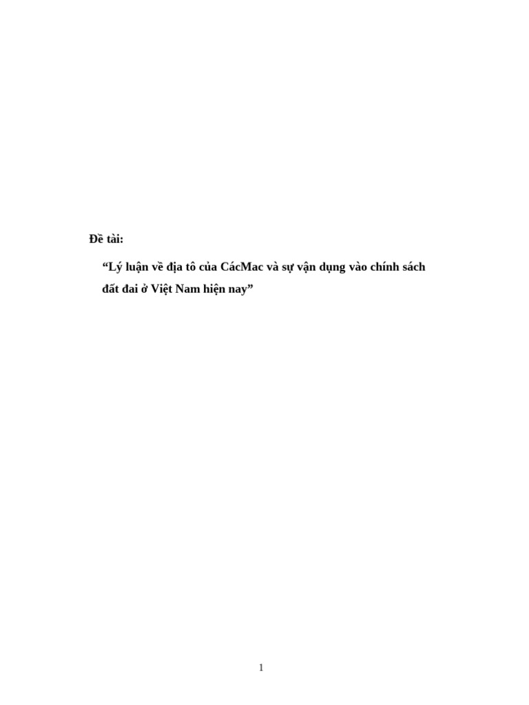 Tieu Luan KTCT | PDF