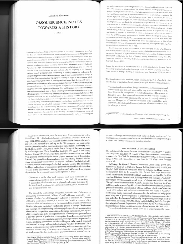 06 - Obsolescence-Notes Towards A History - Daniel M. Abramson | PDF