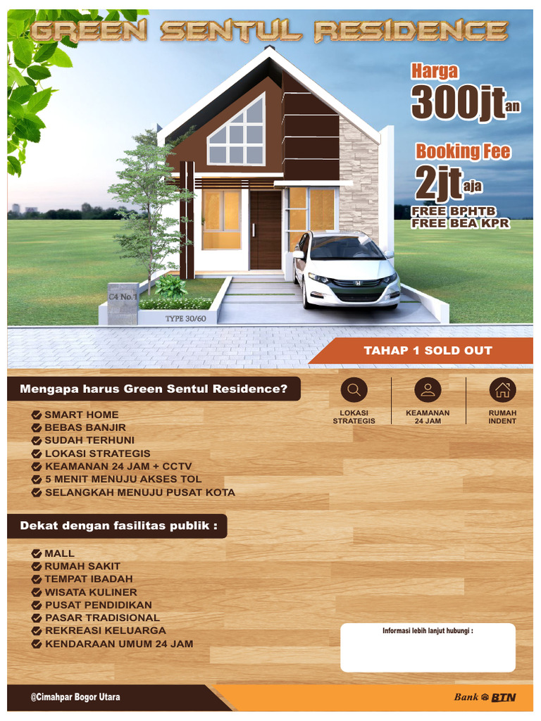 Brosure Green Sentul Residence New | PDF