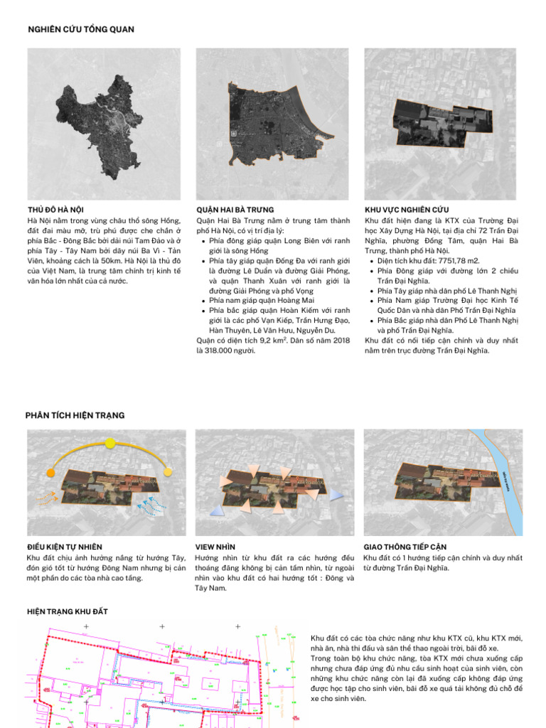 Nghiên C UT NG Quan: TH Ô Hà N I QU N Hai Bà TR NG Khu V C Nghiên C U | PDF