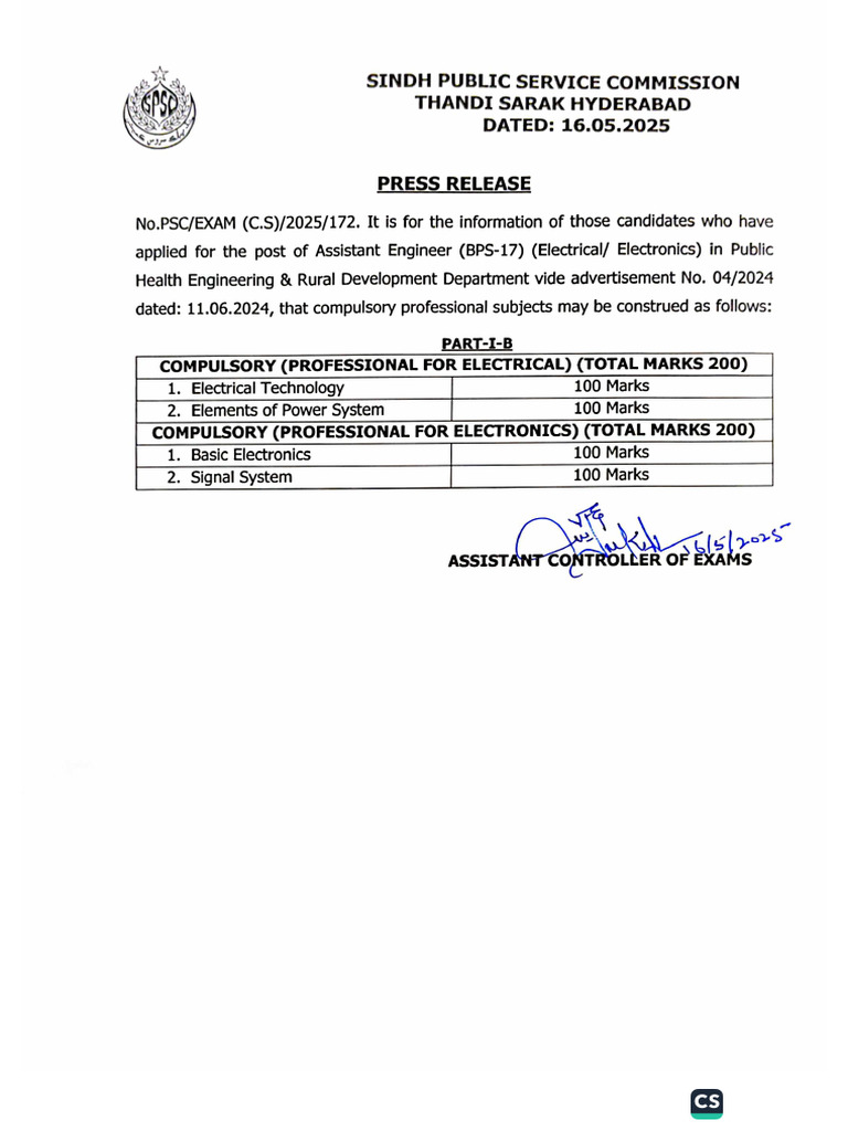 PR Compulsorysubjct Electrical-Electronic PHE&RDD | PDF