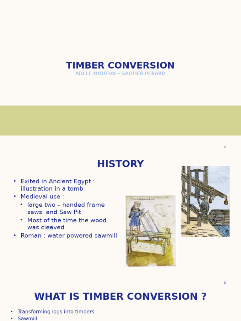 Timber Conversion | PDF