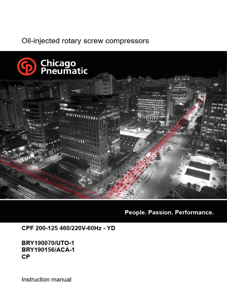 CPF Compressor Instruction Manual | PDF | Valve | Switch