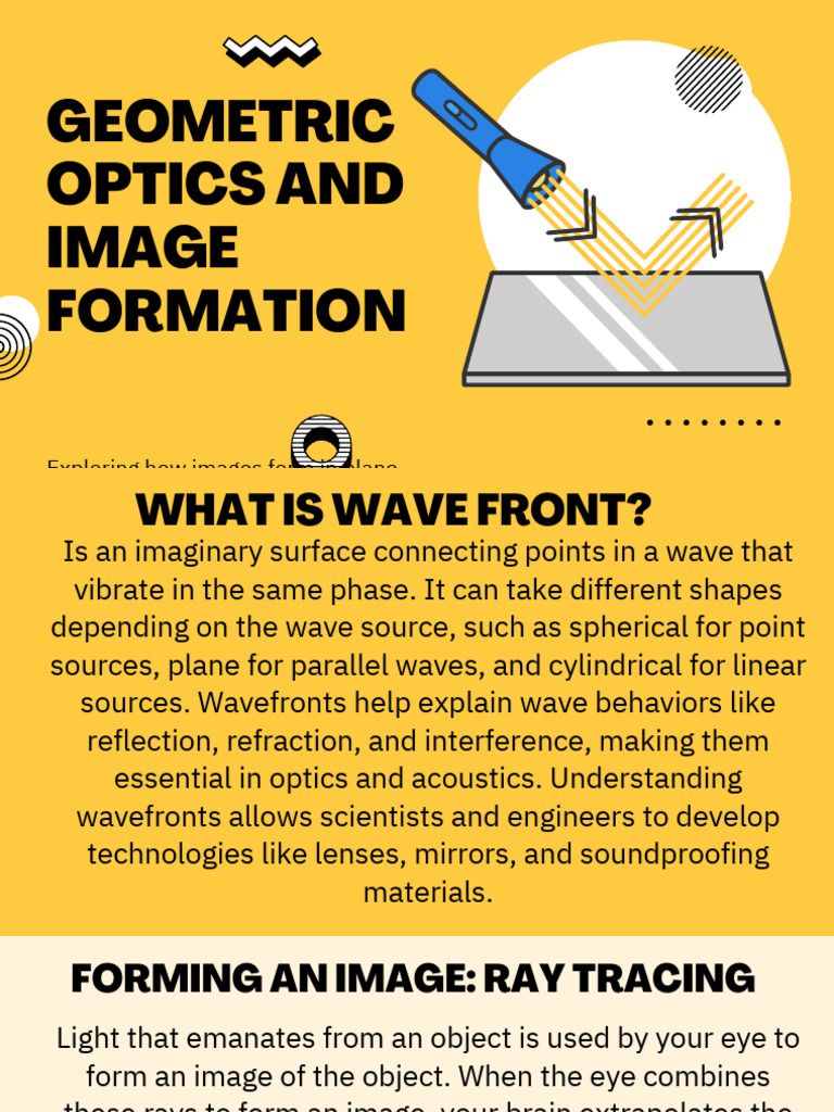 Geometric Optics: Image Formation Explained | PDF | Optics | Mirror