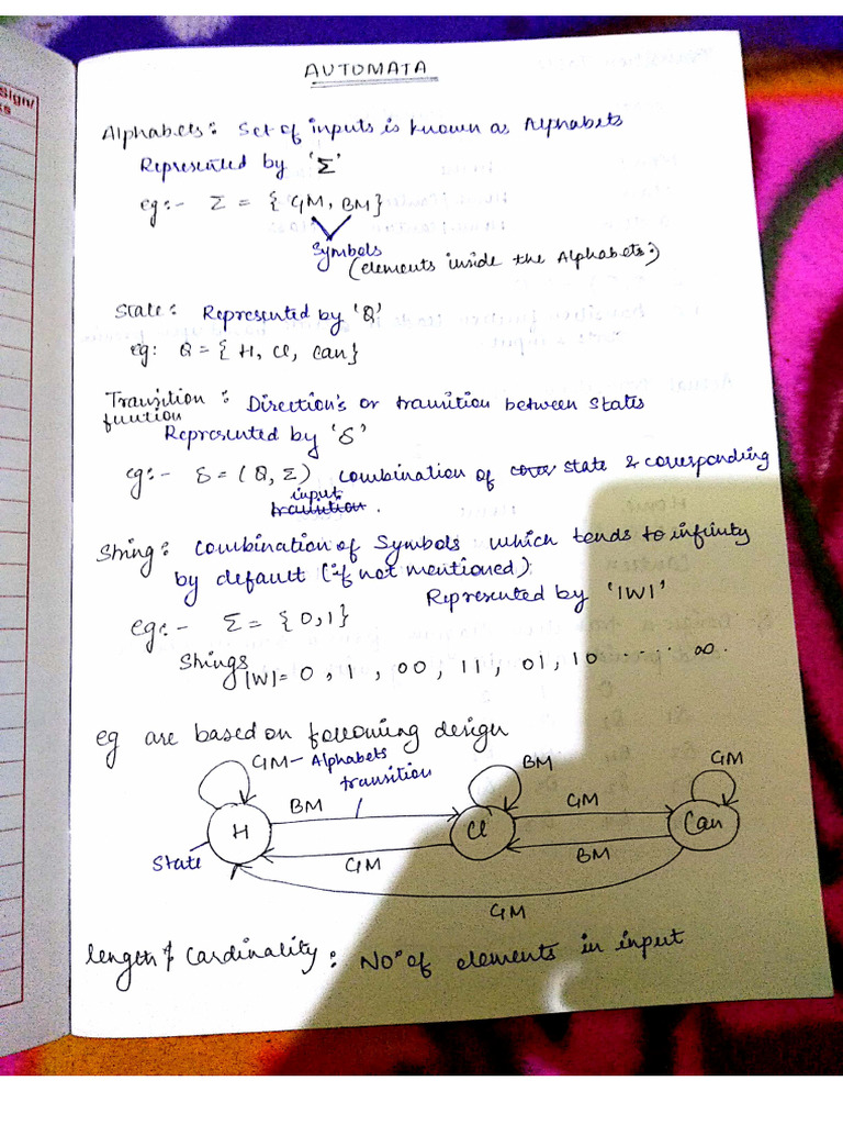 Automata Notes | PDF