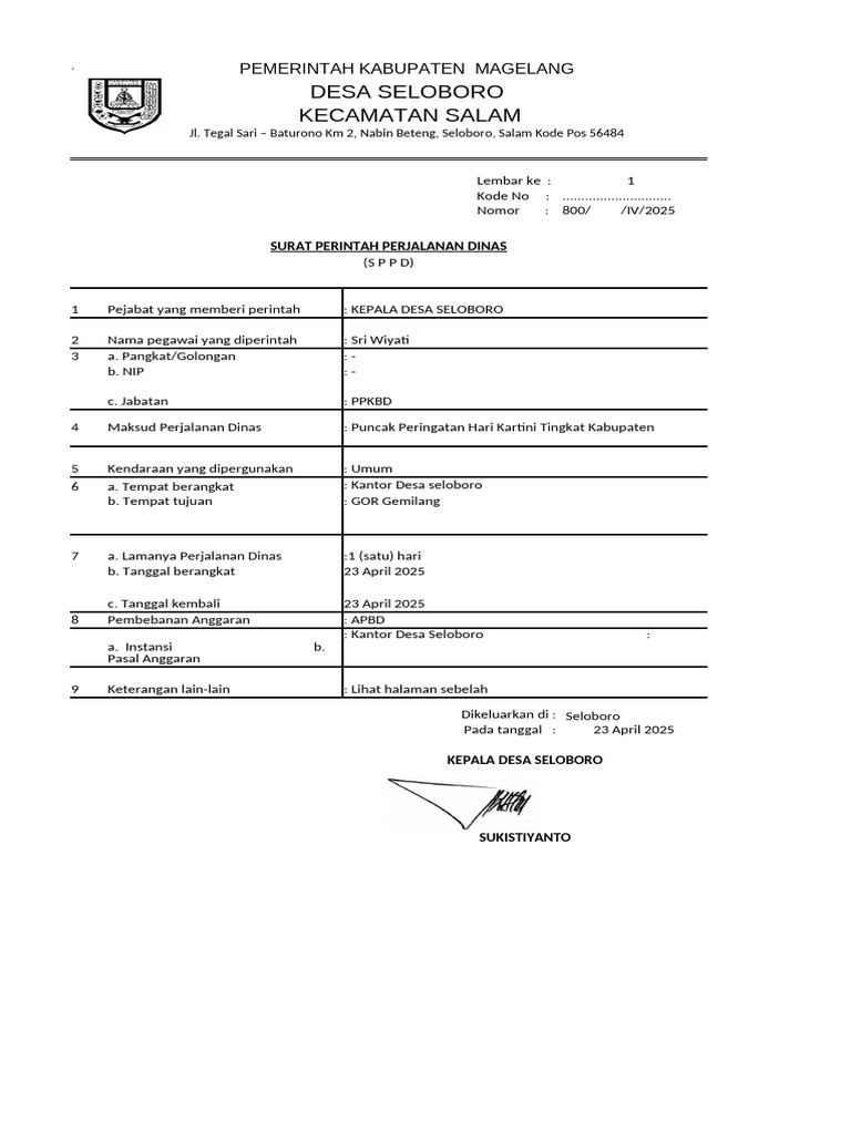 SPPD 2016 (Autosaved) KESRA | PDF