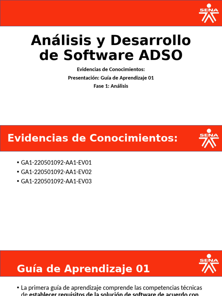 Análisis y Desarrollo de Software ADSO | PDF | Software | Infografia