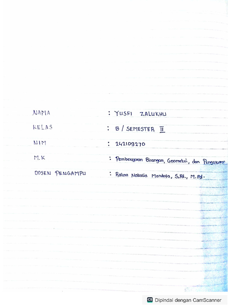 Tugas 1 - Yusfi Zalukhu | PDF