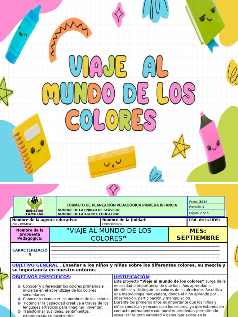 Propuesta Los Colores Junio 2024 | PDF | Color