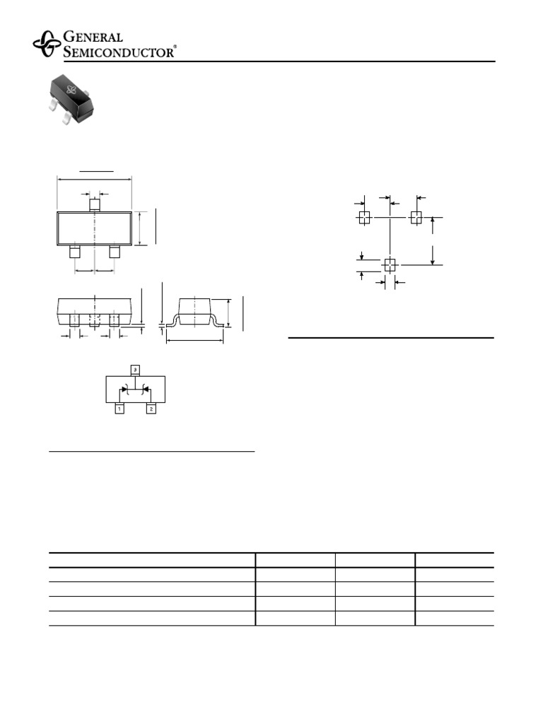 DZ23 Series: Dual Common-Cathode Zener Diodes | PDF | Diode ...