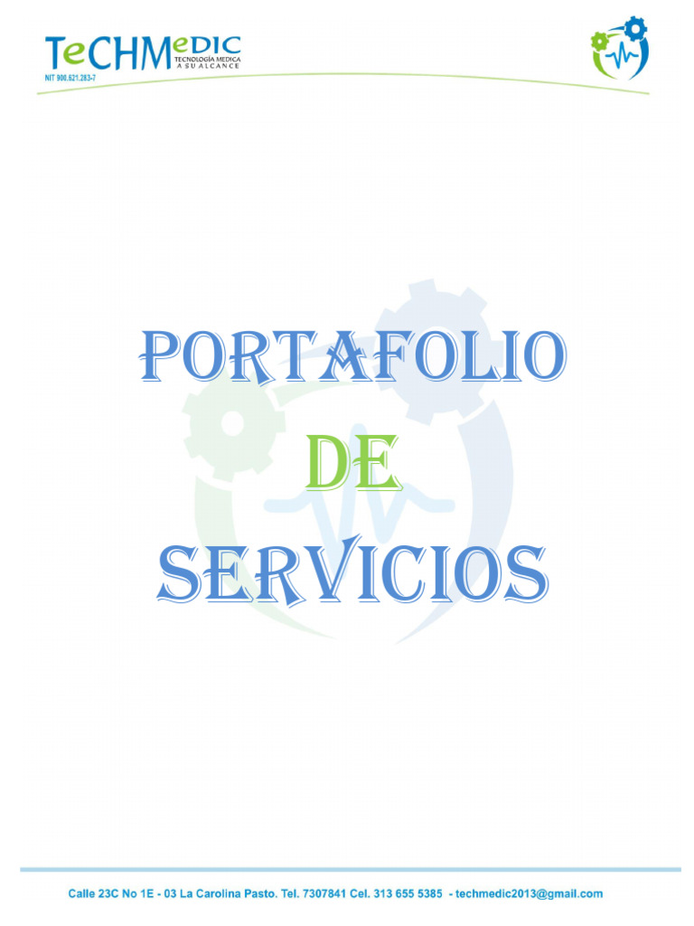 PORTAFOLIO-TECHMEDIC. | PDF | Business