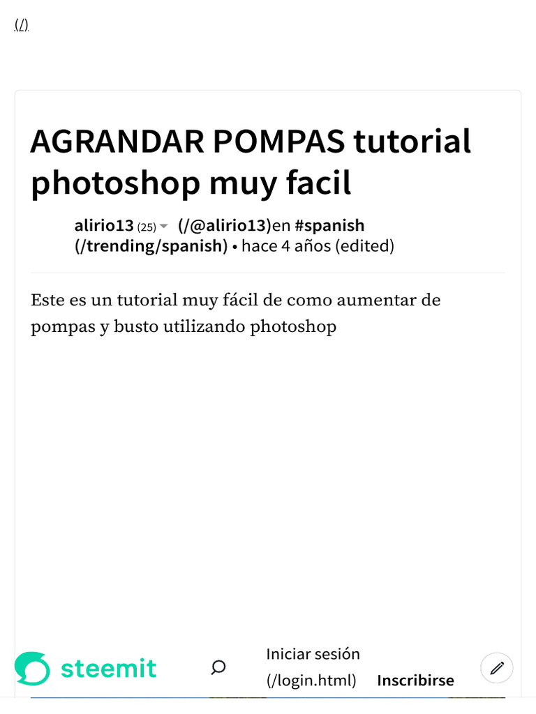 AGRANDAR POMPAS tutorial photoshop | PDF | Imagen