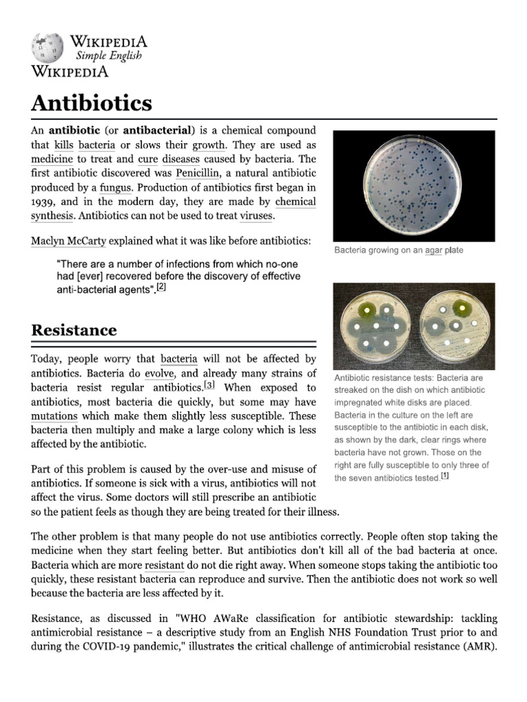 Antibiotics | PDF