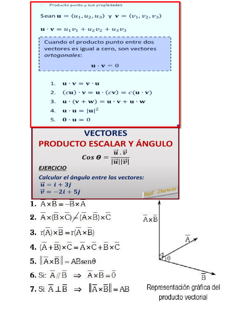 Guia de Vectores Algebra III | PDF