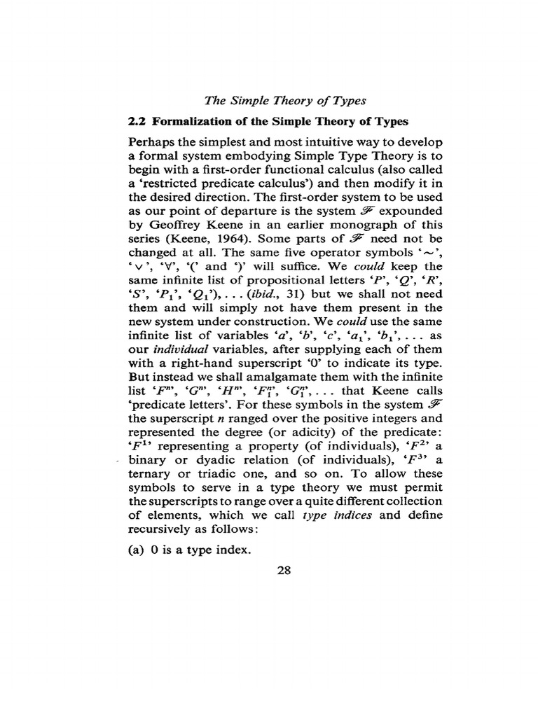 The Theory of Logical Types Monographs in Modern L... ---- (2.2 ...
