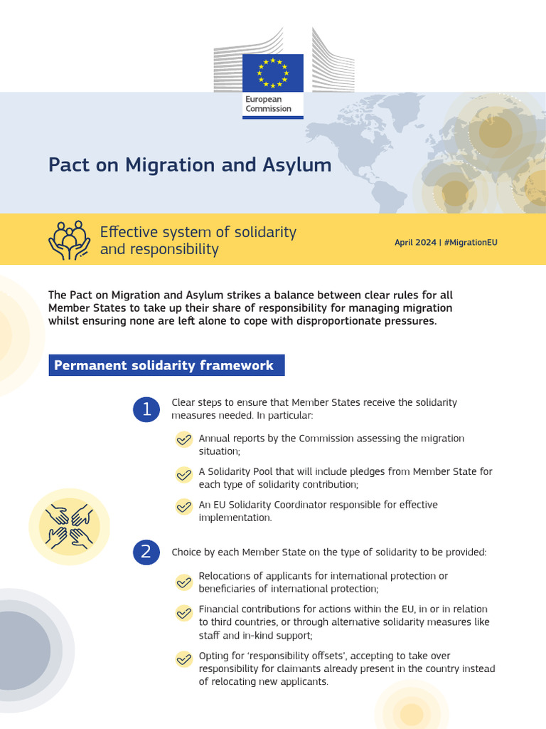 Effective System of Solidarity | PDF | European Union | Asylum Seeker