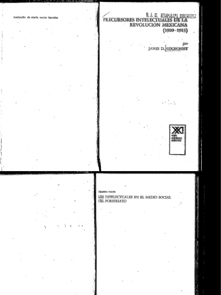 Precursores Intelectuales de La Revolucion Mexicana Parte Uno - Compressed | PDF