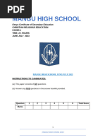 Life Orientation Cover Page | PDF