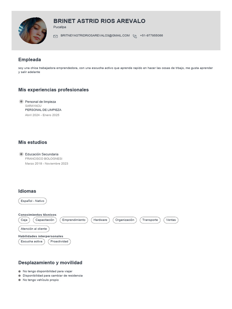 Brinet Astrid Rios Arevalo | PDF