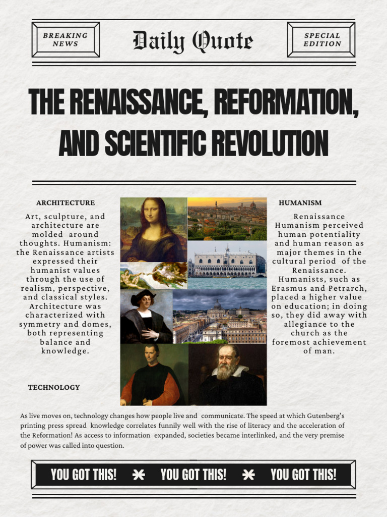 Renaissance, Reformation, and Science | PDF | Renaissance | Humanism
