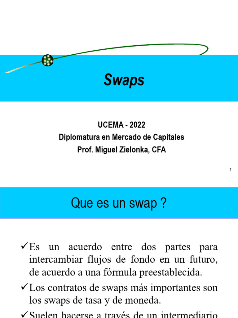 Teorica Swaps | PDF | Swap (Finanzas) | Libor
