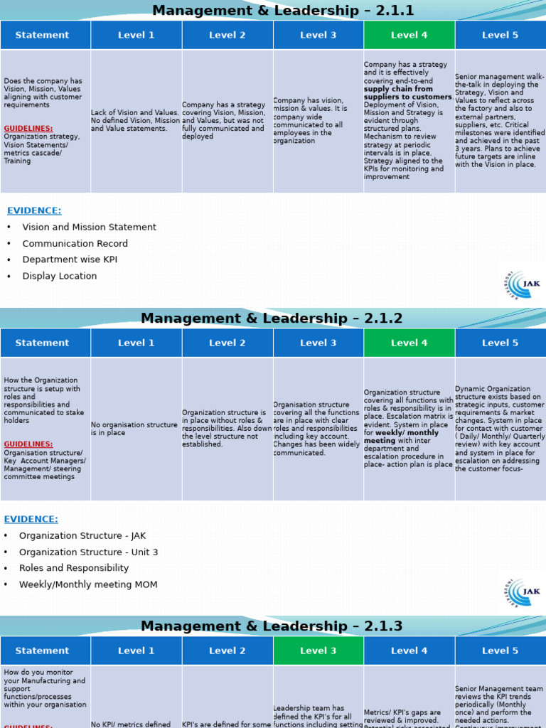 1) Management & Leadership-1 | PDF | Performance Indicator | Risk