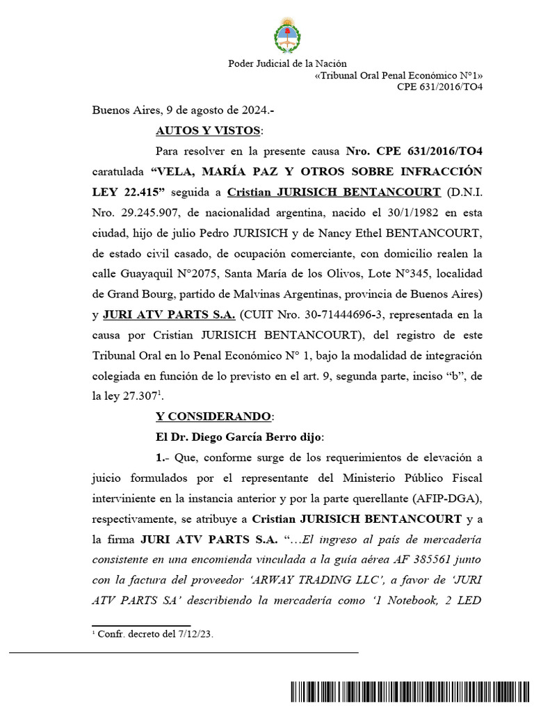 fallo (6) | PDF | Fiscal | Juez