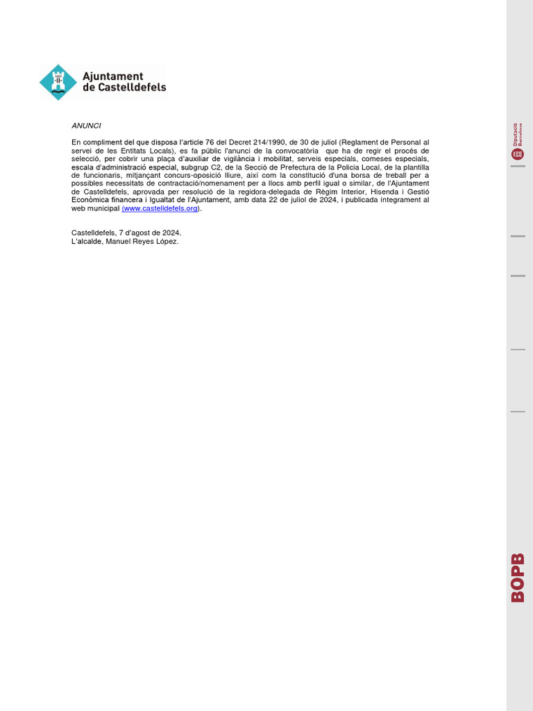 Publicació BOPB 28-08-2024 | PDF