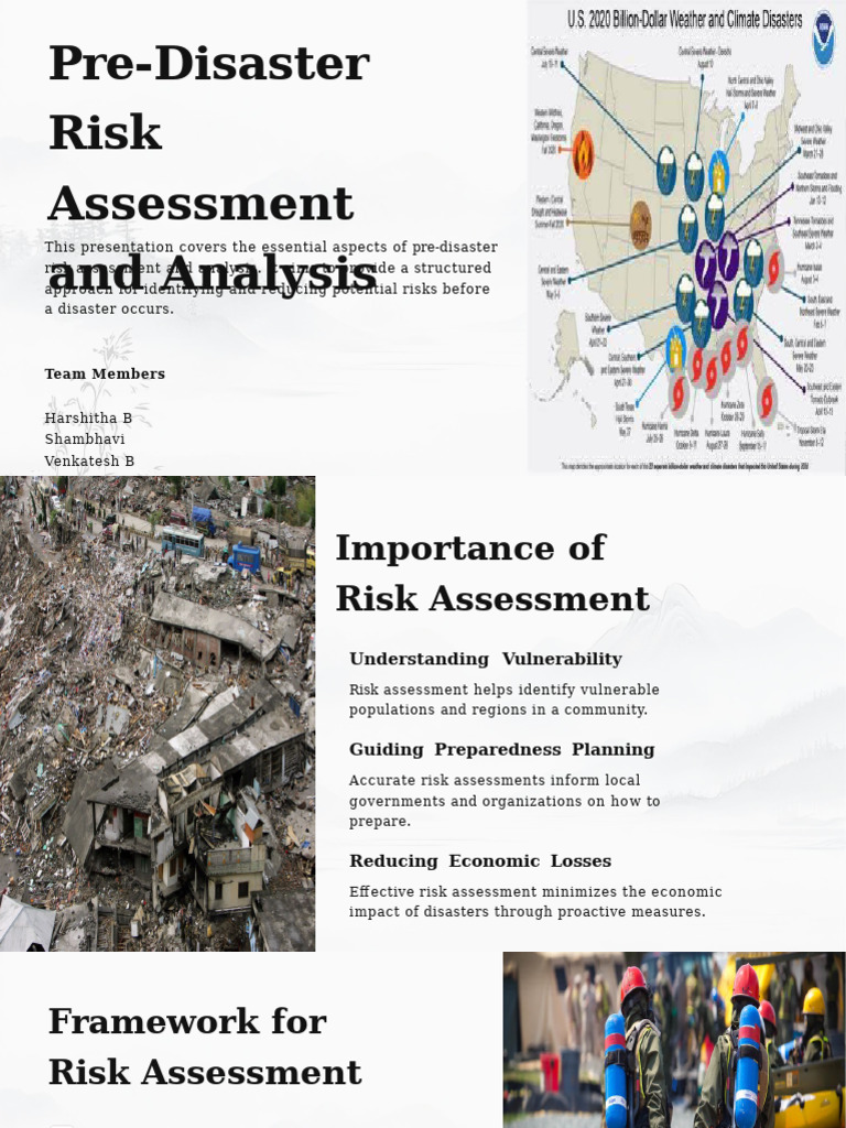 Pre-Disaster Risk Assessment Harshi | PDF | Risk | Risk Assessment