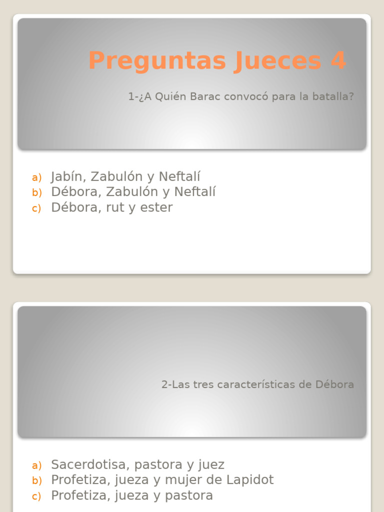 Preguntas Jueces 4 | PDF