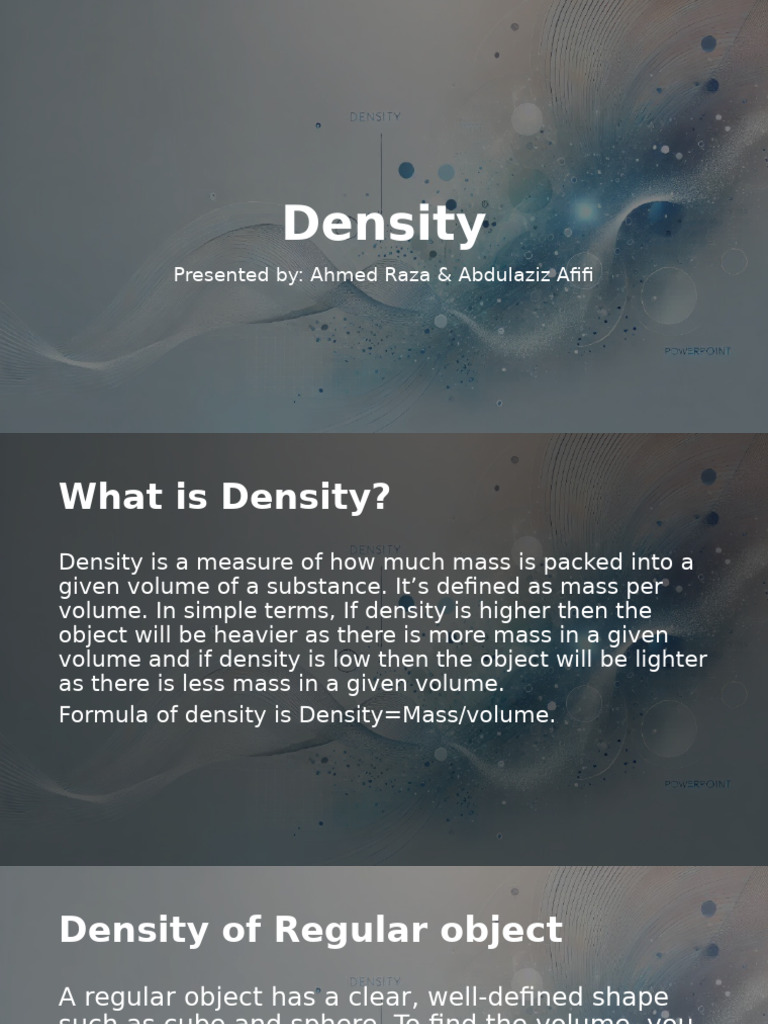 Density | PDF