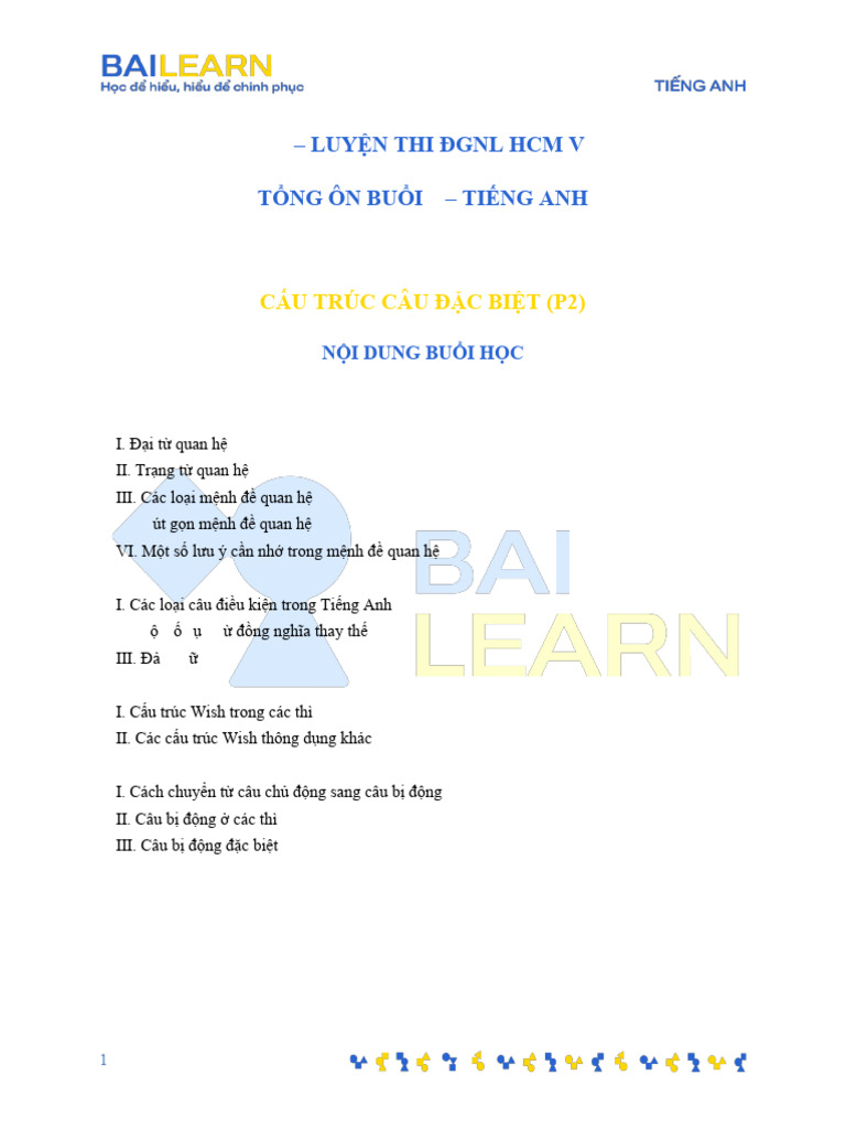 5. Special Sentence Structures (p2) | PDF