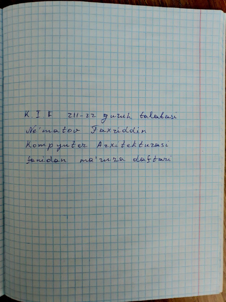 Ne'matov Faxriddin - KA3 | PDF