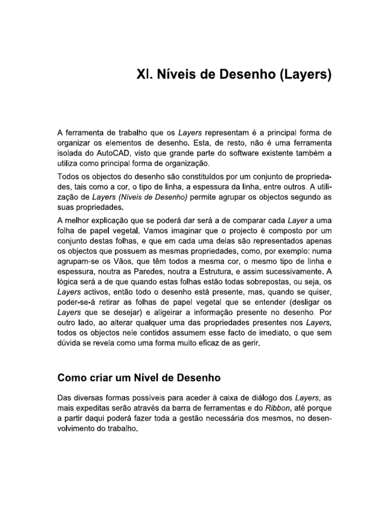 Layers No AUTOCAD | PDF