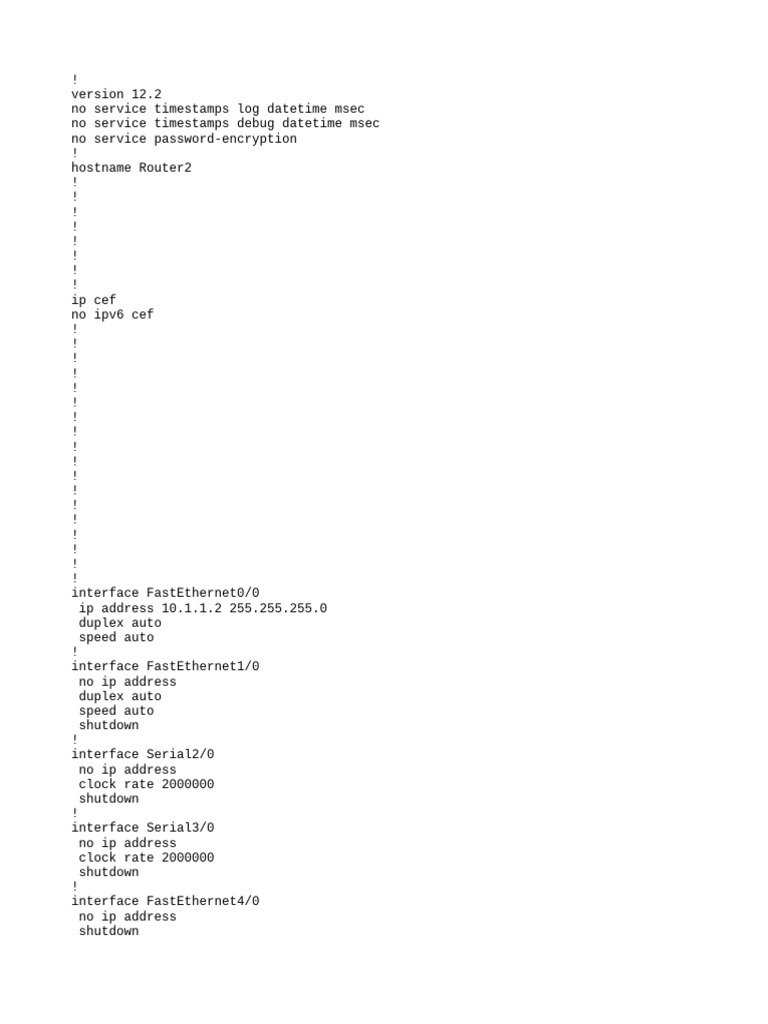Lab6 z1 Router2 Antonenko | PDF