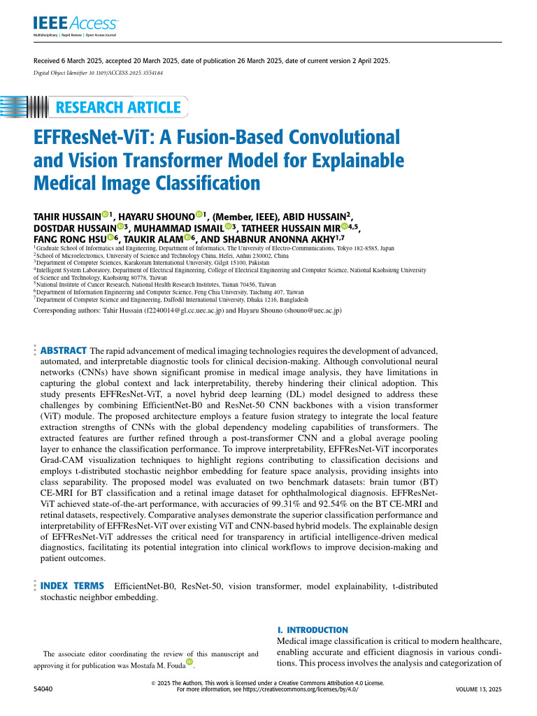 2............... EFFResNet-ViT A Fusion-Based Convolutional and Vision ...