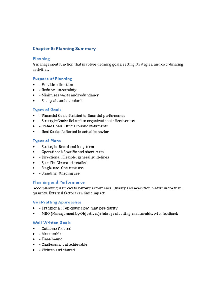 Chapter 8 Summary Pdf