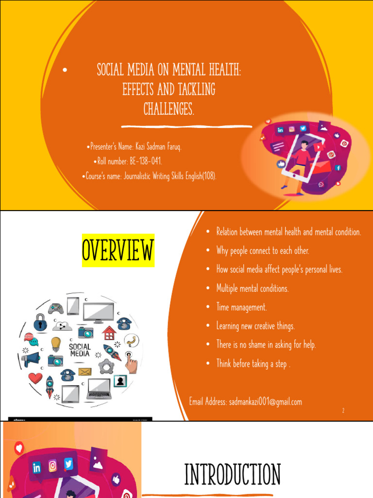 Social Media's Impact on Mental Health | PDF | Mental Health | Psychology