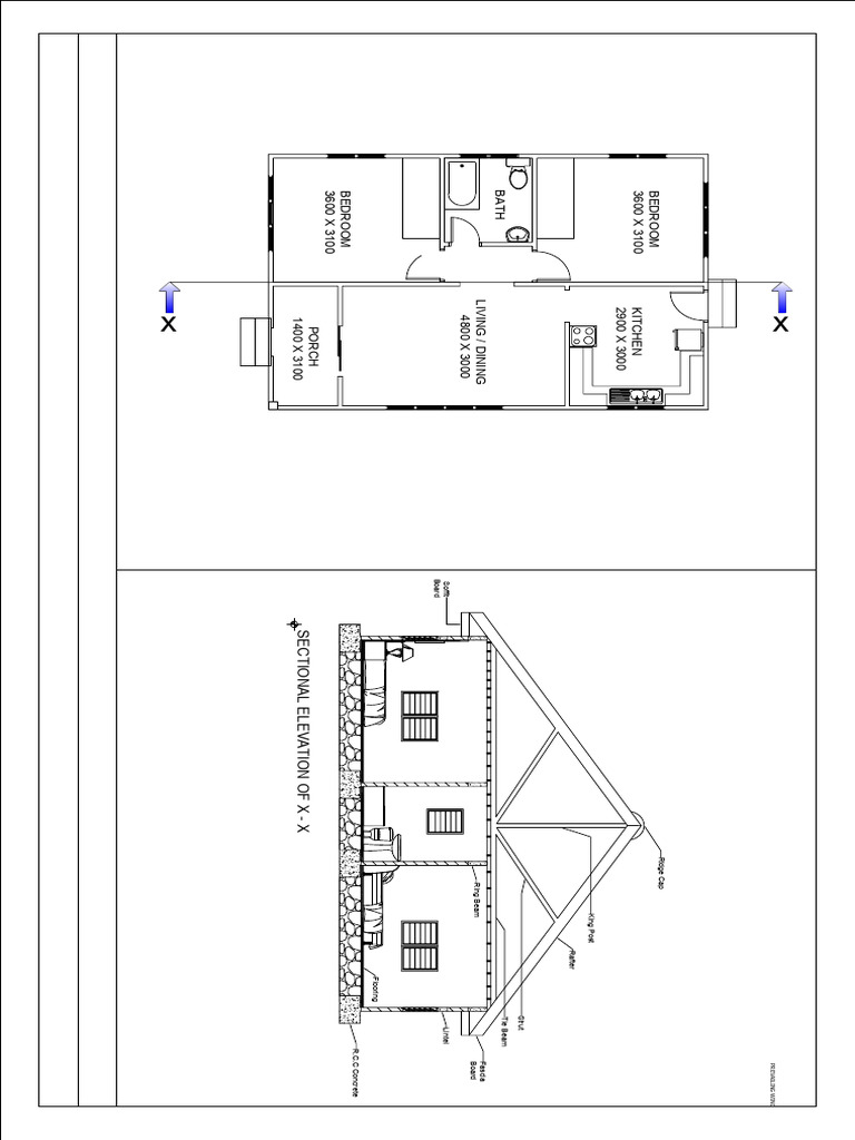 Sectional Elevation Plan Classwork | PDF