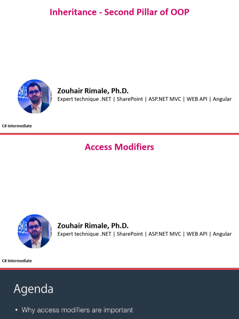 04 Inheritance - Second Pillar of OOP | PDF | C Sharp (Programming Language) | Software Development
