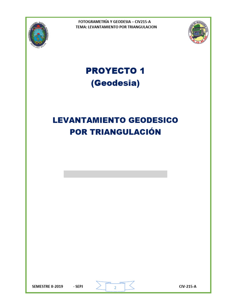 1.levantamiento Geodesico | PDF | Sistema de Posicionamiento Global