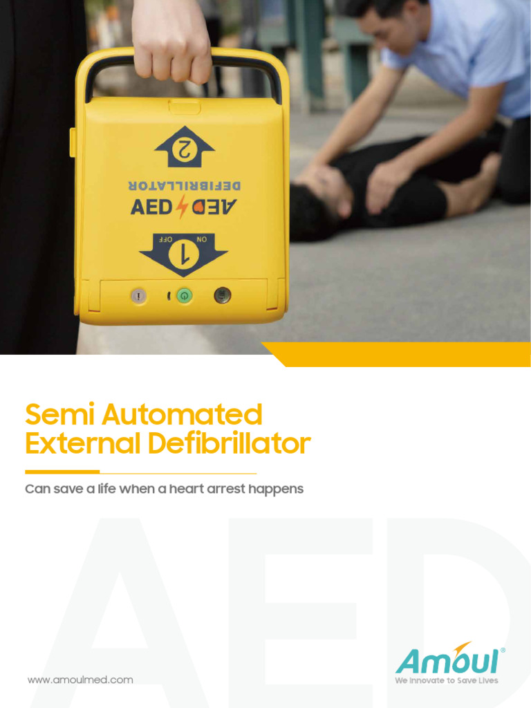 Amoul Semi-Automated Defibrillator Guide | PDF | Cardiopulmonary ...