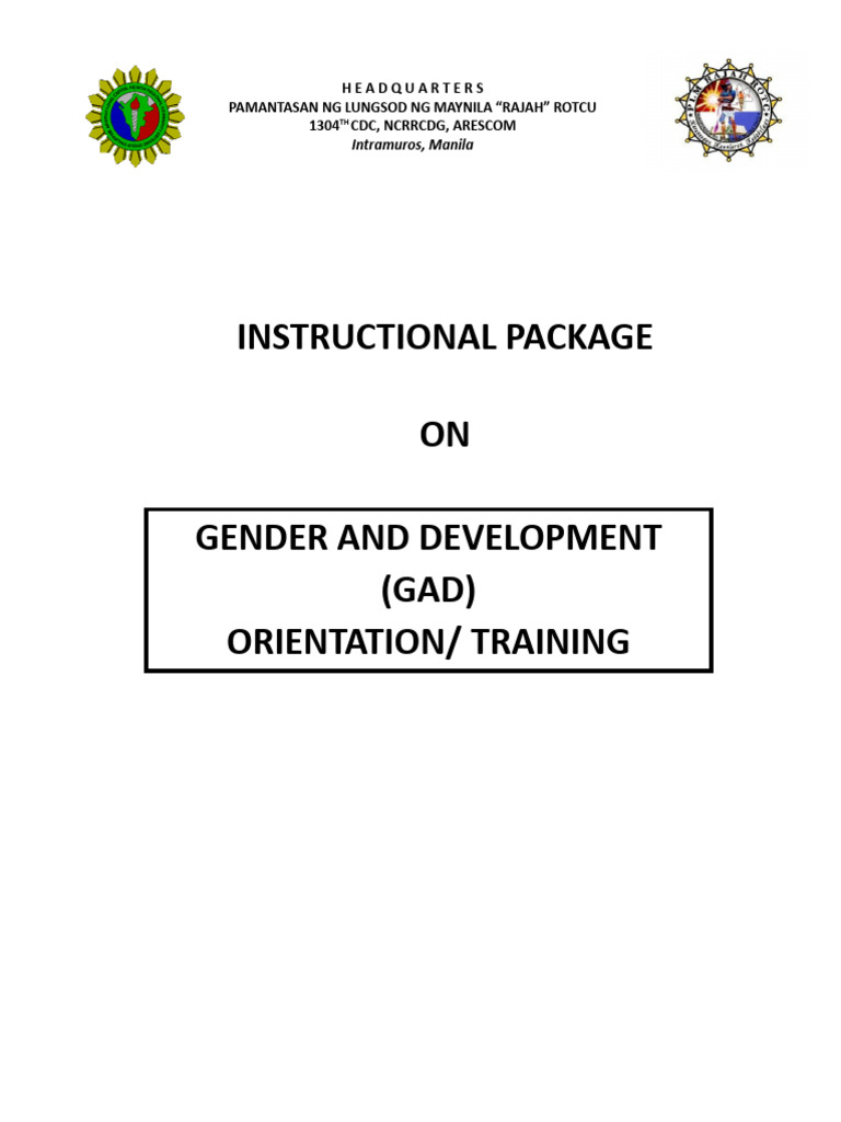 GAD-Awareness-HANDOUTS.docx | PDF | Gender Equality | Gender Studies