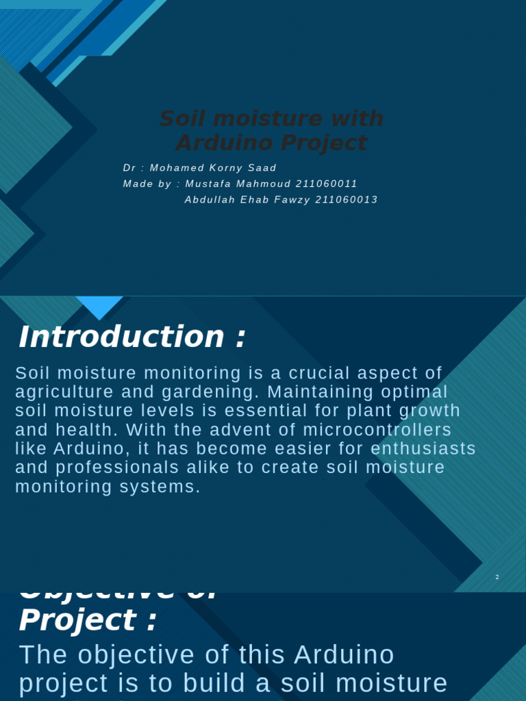 Soil Moisture With Arduino Project | PDF | Arduino | Computing