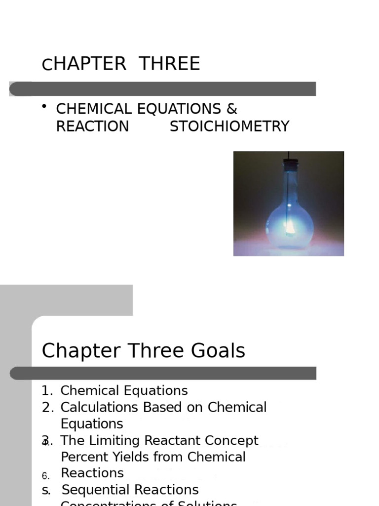 Chemical Equations and Reaction Stoichimetry | PDF | Carbon Monoxide ...