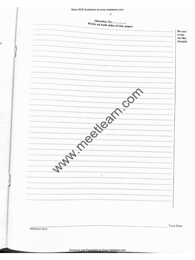 MeetLearnMeetLearnGCE 2024 OL MATHS P2-1 | PDF