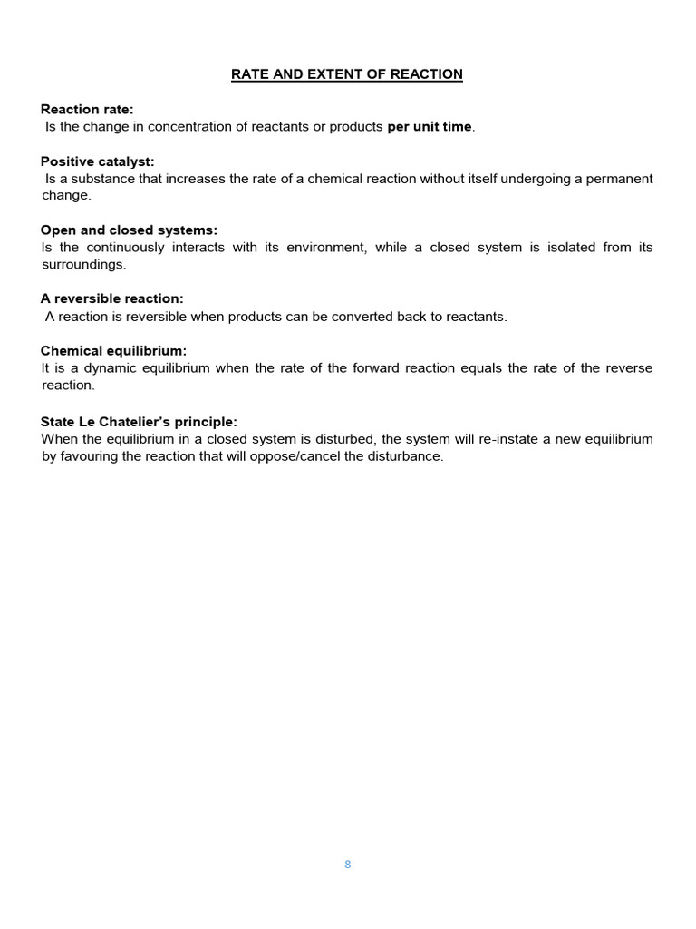 Reaction Rates 2023 Lesson 2 | PDF | Acid | Chemical Equilibrium