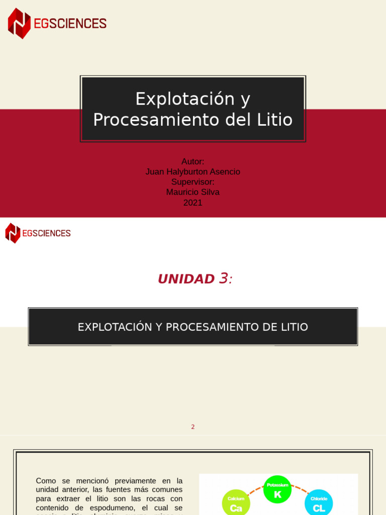 Proceso de Extracción de Litio | PDF | Litio | Minerales